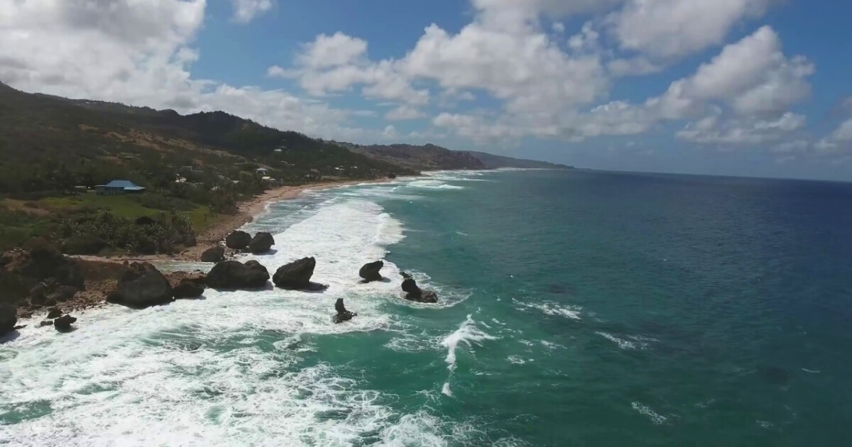 Bathsheba Beach - Barbados By Drone