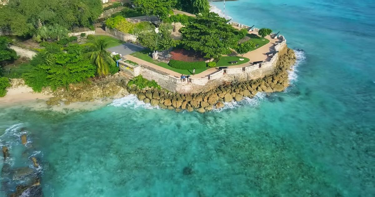 Old Fort at Hilton Barbados - Barbados By Drone