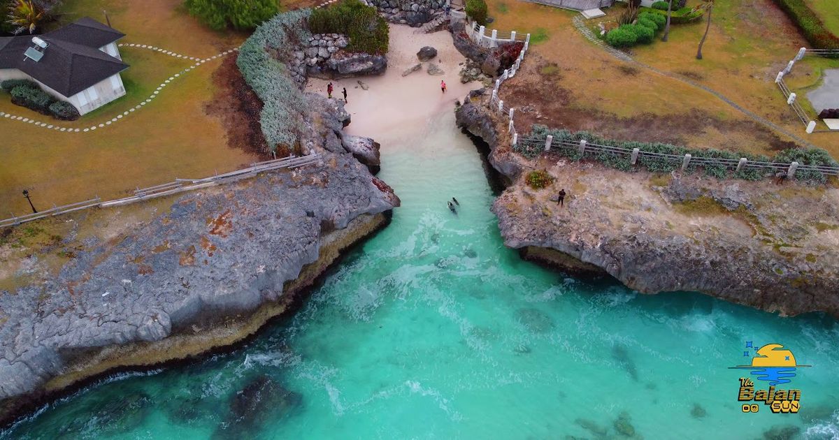 Shark Hole Beach - Barbados By Drone